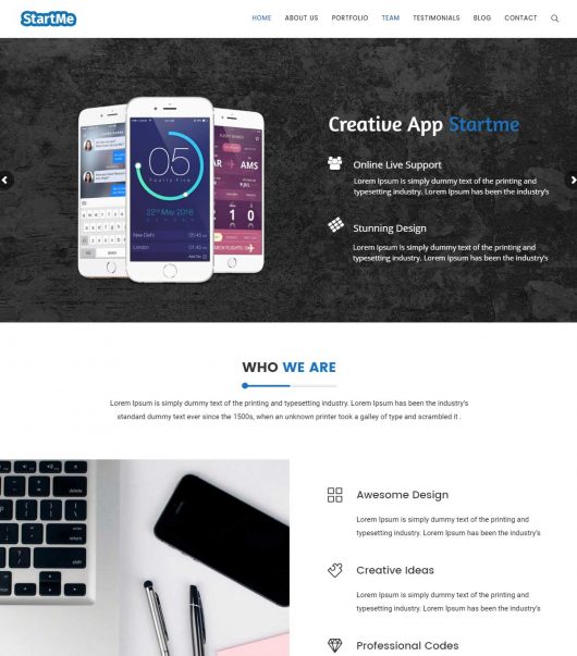 Intro – Landing pages for Mobile App, Products, Software, Hosting ...