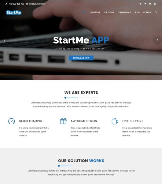 Intro – Landing pages for Mobile App, Products, Software, Hosting ...